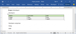 Hướng dẫn xuất dữ liệu ra file word, pdf với xDocReport - GP Coder (Lập trình Java)