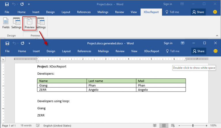 Hướng dẫn xuất dữ liệu ra file word, pdf với xDocReport - GP Coder (Lập trình Java)