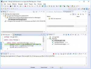 Hướng dẫn debug code trong eclipse - GP Coder (Lập trình Java)