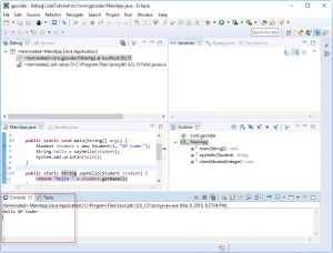 Hướng dẫn debug code trong eclipse - GP Coder (Lập trình Java)