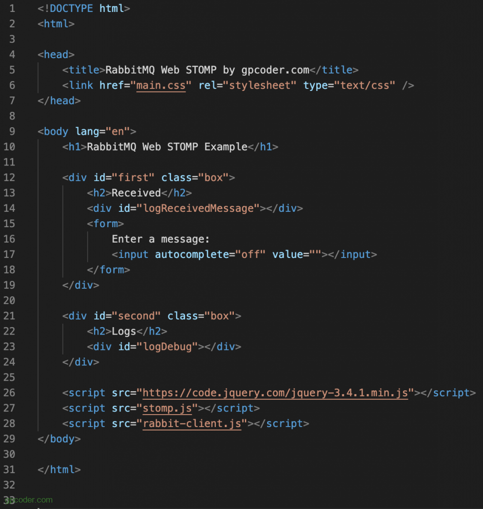 Kết nối RabbitMQ sử dụng Web STOMP Plugin - GP Coder (Lập trình Java)