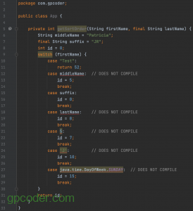 Mệnh đề Switch-case trong java - GP Coder (Lập trình Java)